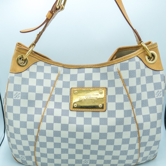 Louis Vuitton | Bags | Louis Vuitton Galliera Handbag Damier Azur Pm ...